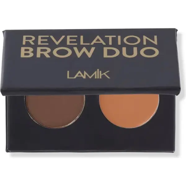 LAMIK Revelation Brow Duo - Dark Brown/excellence