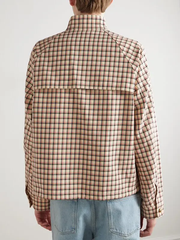 Valentino Garavani Checked Cotton-twill Jacket