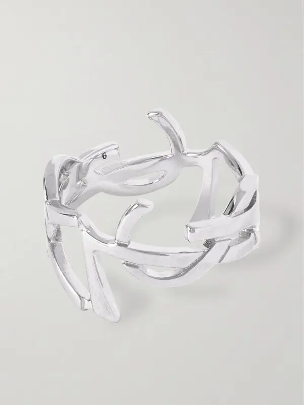 Saint Laurent Cassandre Ring - Silver