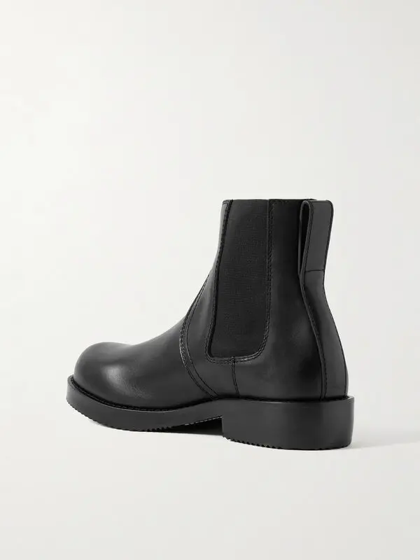 Dries Van Noten Leather Chelsea Boots
