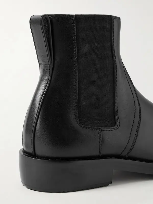 Dries Van Noten Leather Chelsea Boots