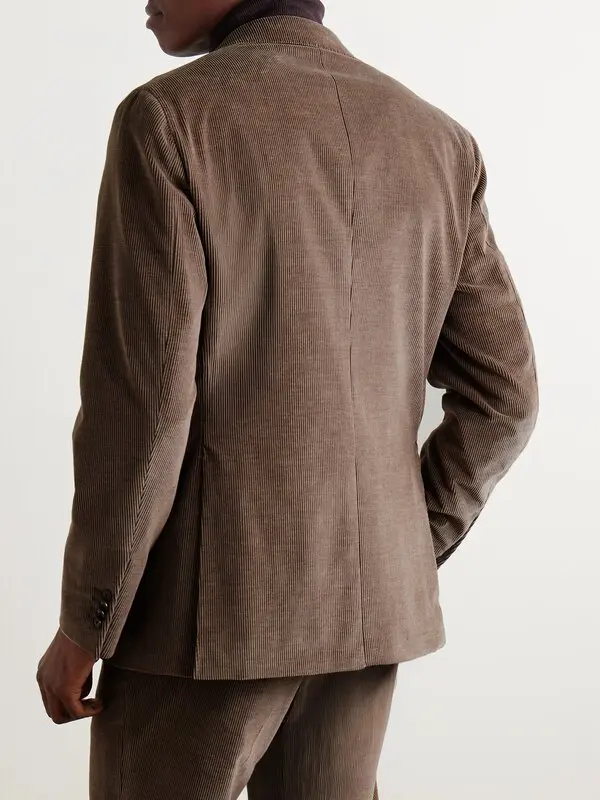 Caruso Cotton-blend Corduroy Suit Jacket