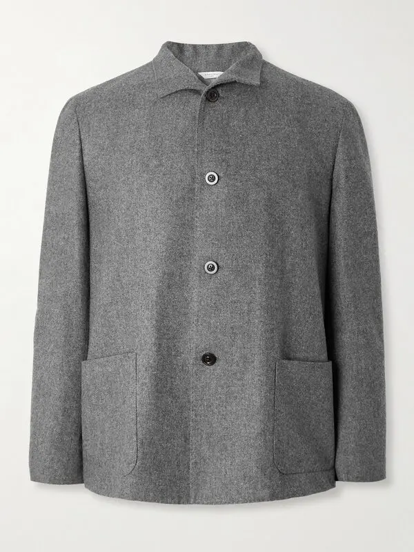Boglioli Unstructured Virgin Wool-twill Suit Jacket