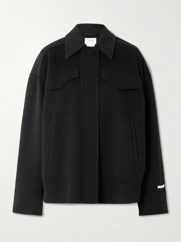Sportmax Cantore Belted Wool-felt Jacket