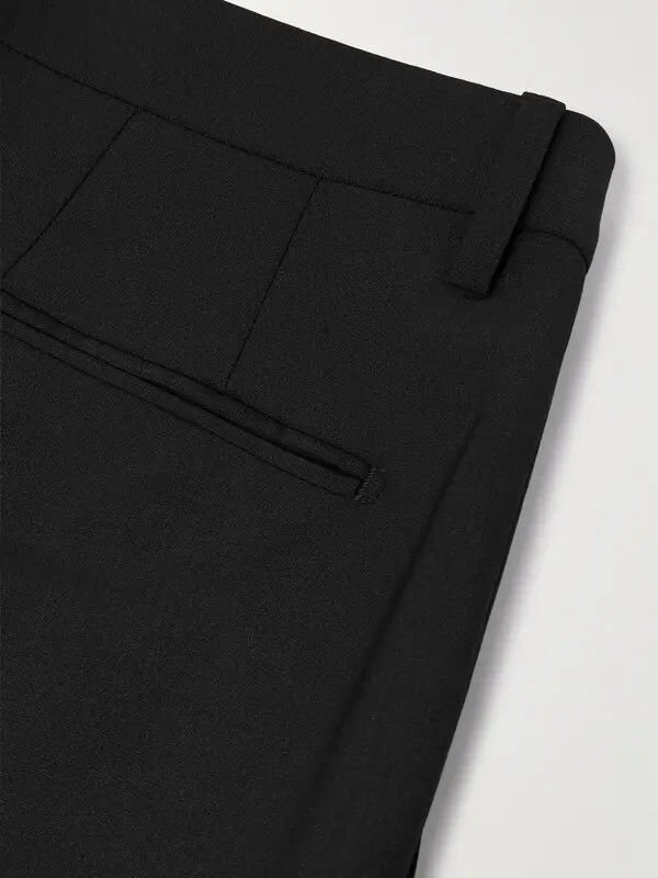 Boglioli Straight-leg Wool-blend Trousers