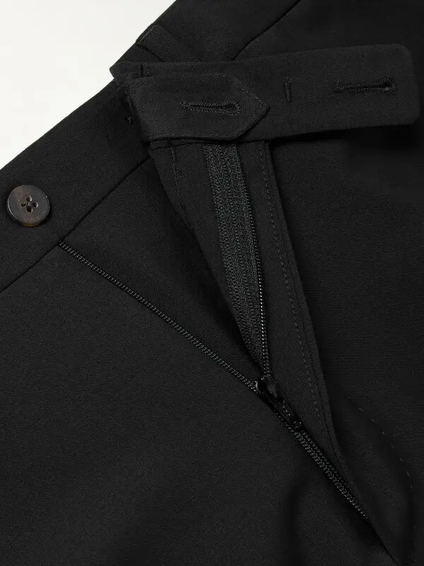 Boglioli Straight-leg Wool-blend Trousers