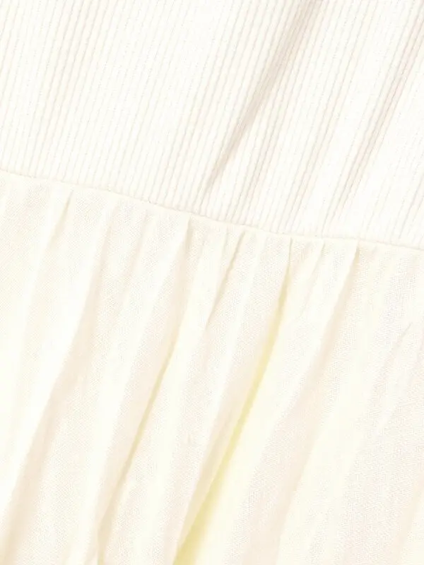 Johanna Ortiz Mariner Ribbed Knit Maxi Dress - Neutrals