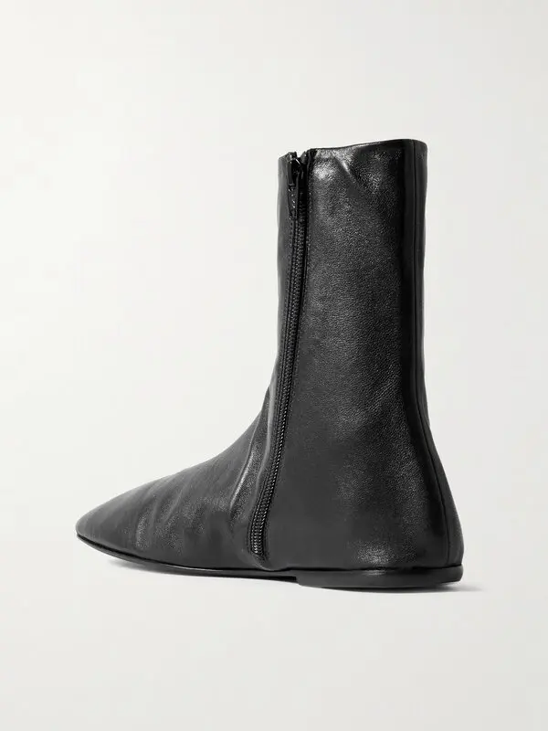 Dries Van Noten Leather Ankle Boots