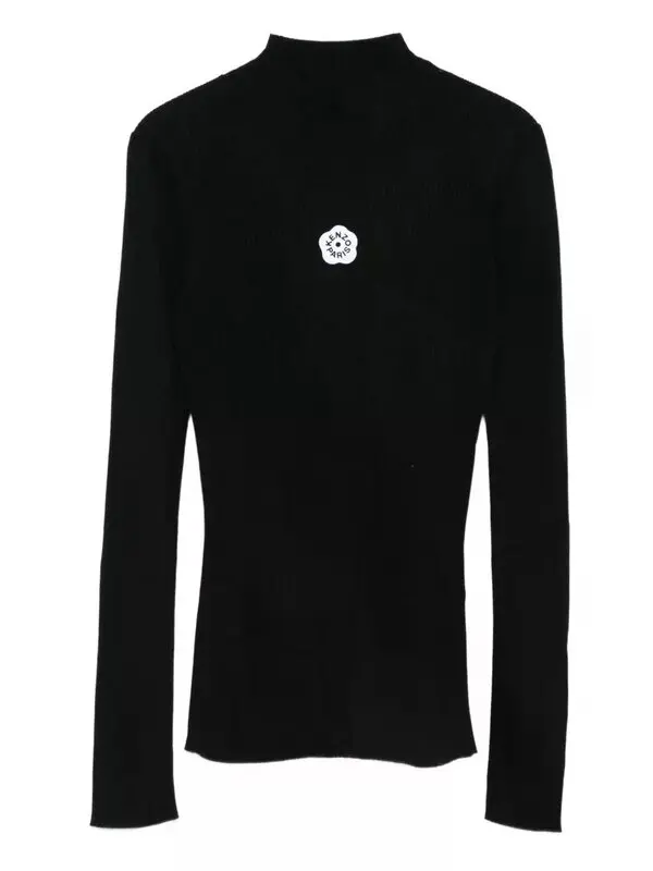 Kenzo Boke Flower 2.0 Long-sleeve Top - Black