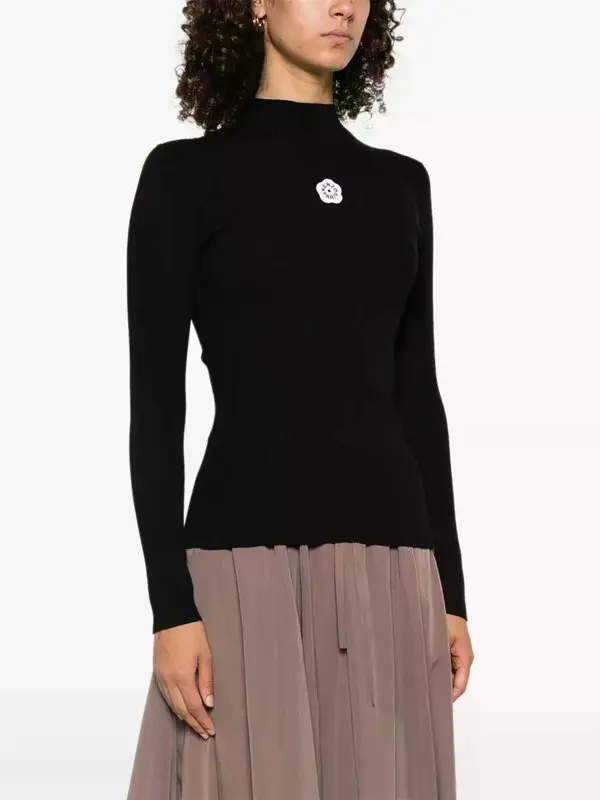 Kenzo Boke Flower 2.0 Long-sleeve Top - Black