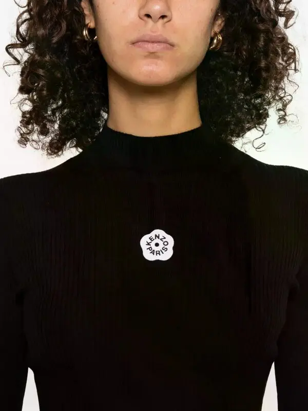 Kenzo Boke Flower 2.0 Long-sleeve Top - Black