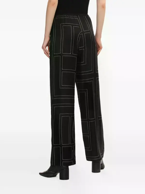 TOTEME Monogram Geometric Trousers