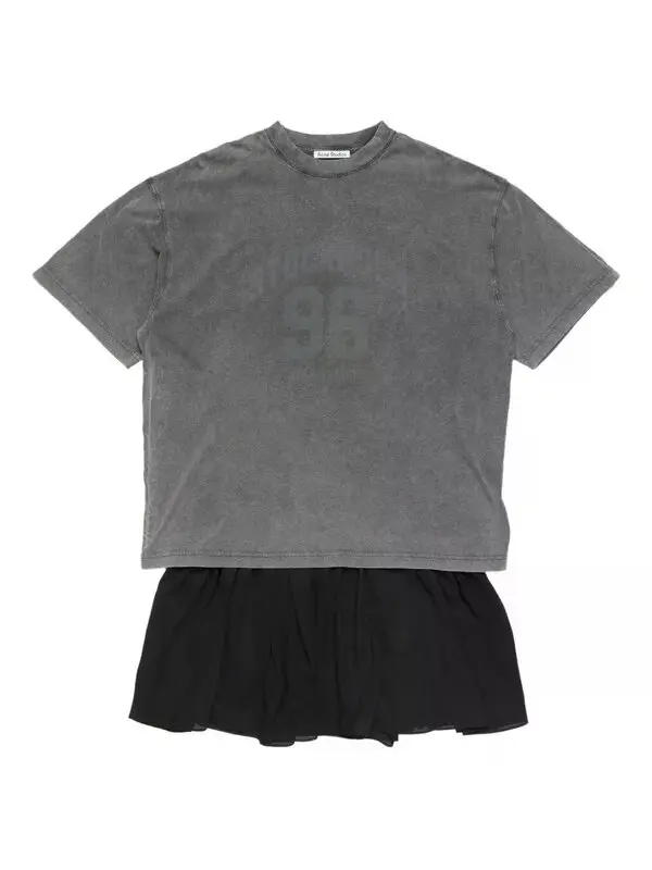 Acne Studios Graphic-print T-shirt Dress