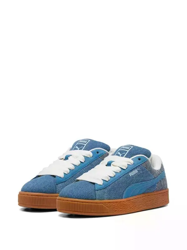 PUMA Suede Xl Denim Blue Sneakers - Black