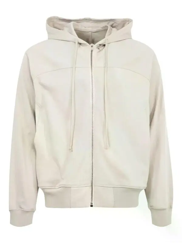 Rick Owens Zip-up Hoodie - Neutrals