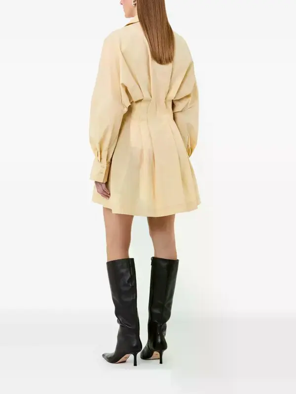 NICHOLAS Fabienne Pleated Shirt Dress