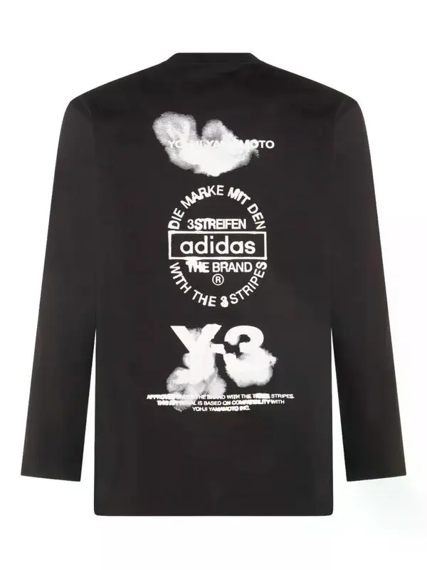 Y3 Logo-print Long-sleeve T-shirt
