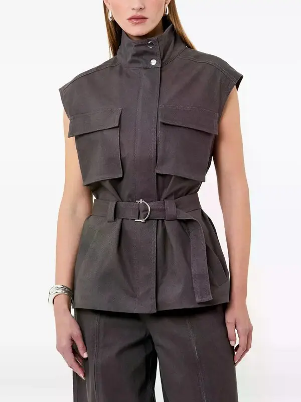 NICHOLAS Danna Belted Cargo-pocket Vest