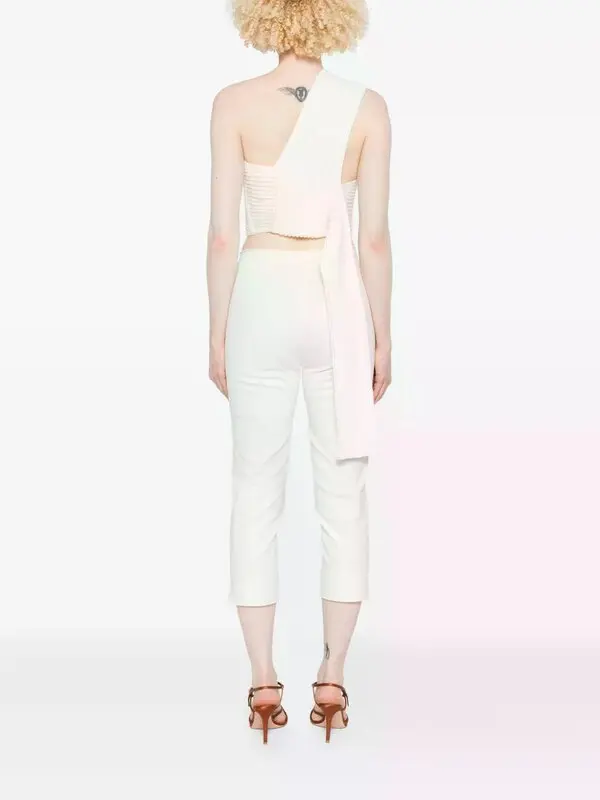 Cult Gaia Cropped One-shoulder Top