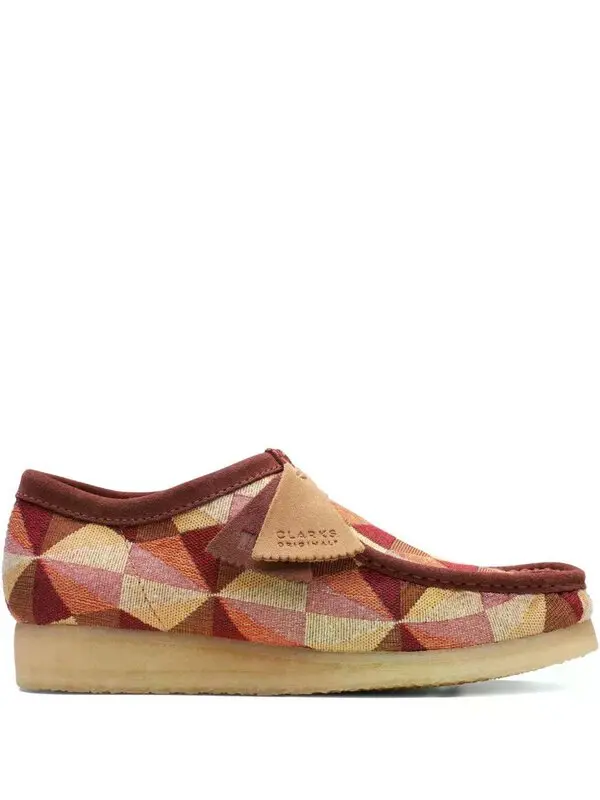 Clarks Wallabee Loafers - Red