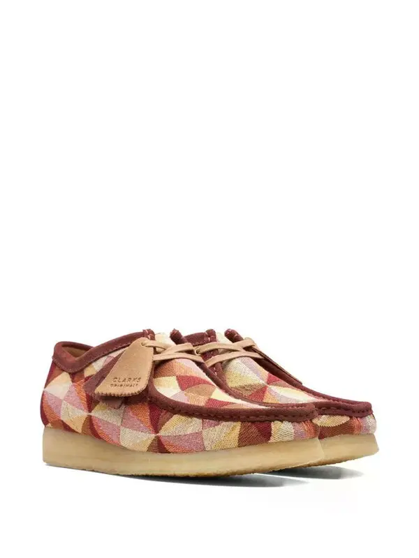 Clarks Wallabee Loafers - Red