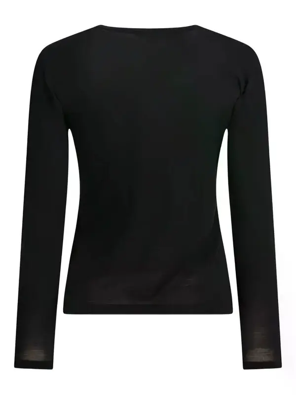 Max Mara V-neck Button Cardigan - Black