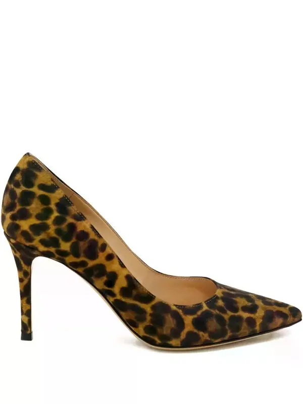 GIANVITO ROSSI 70mm Leopard-print Stiletto Pumps