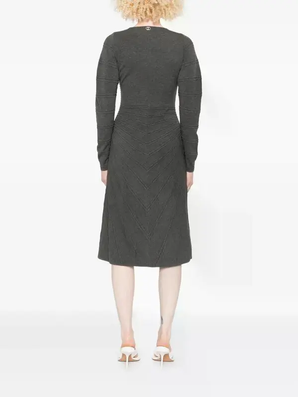 TWINSET Textured Knit Mini Dress