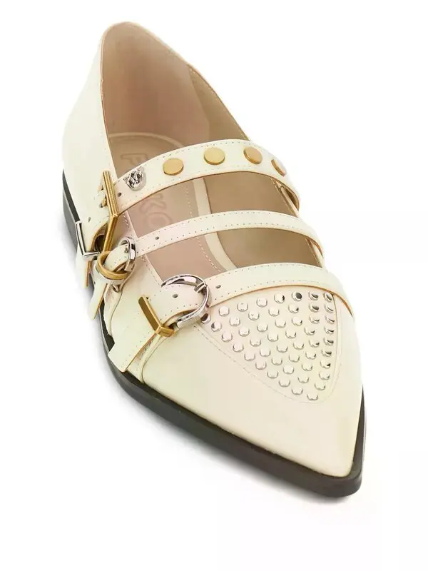 Pinko Buckle-embellished Ballet Flats