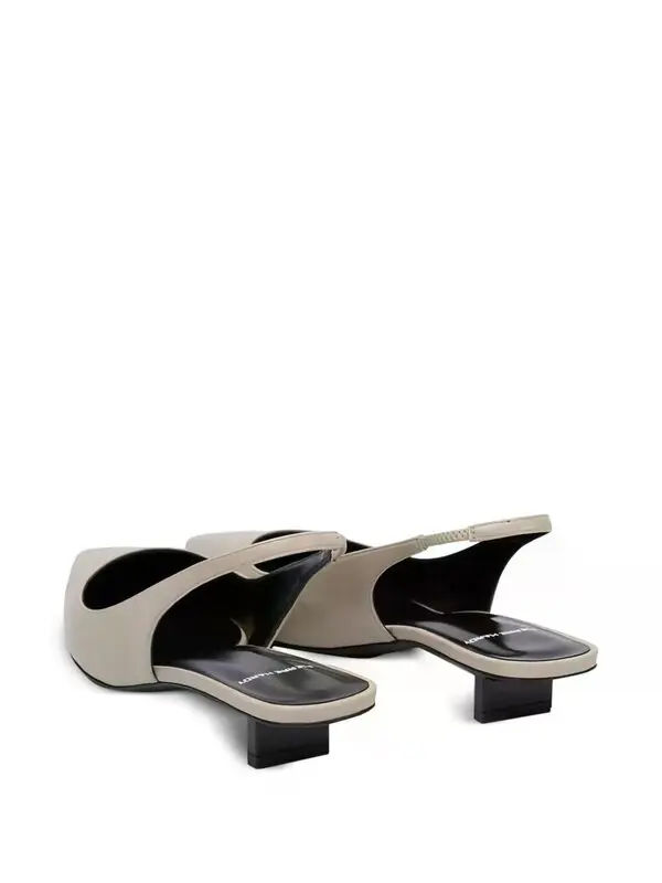 Pierre Hardy 25mm Stella Slingback Pumps - Neutrals
