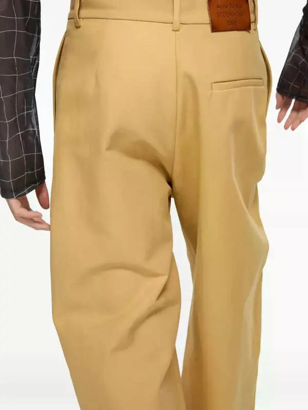 Acne Studios Organic-cotton Trousers - Brown