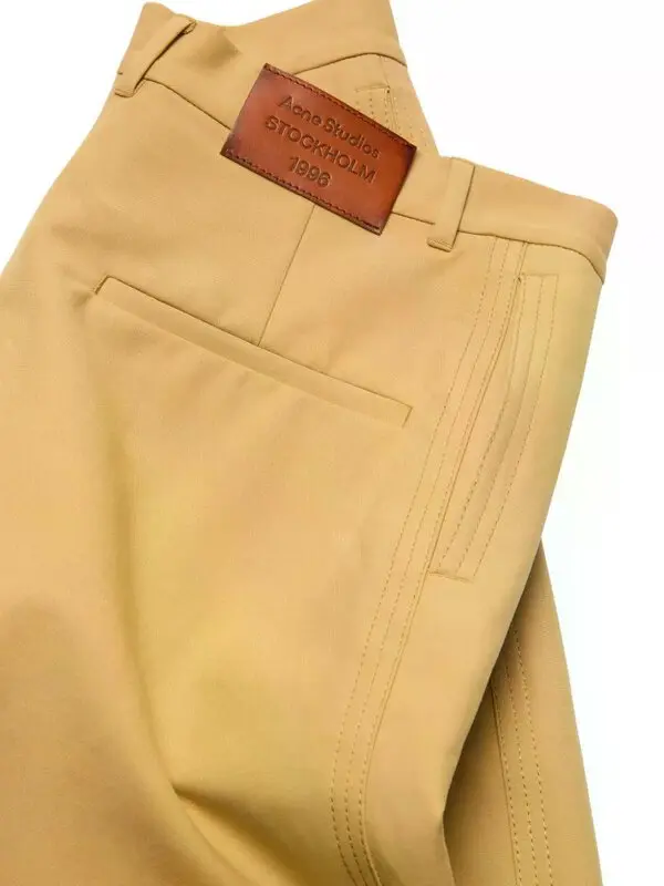 Acne Studios Organic-cotton Trousers - Brown