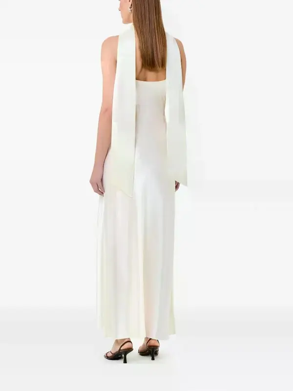 NICHOLAS Geneva Cowl-neck Dress - Neutrals