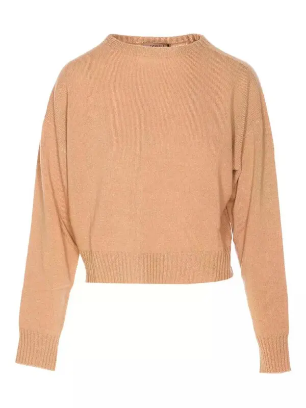 TWINSET Crew-neck Wool-cashmere Blend Sweater