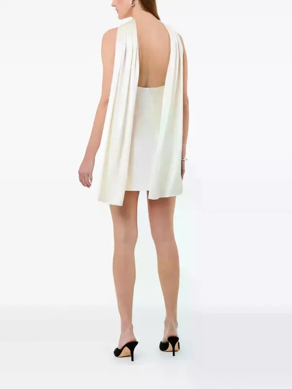 NICHOLAS Lita Cape Mini Dress - Neutrals