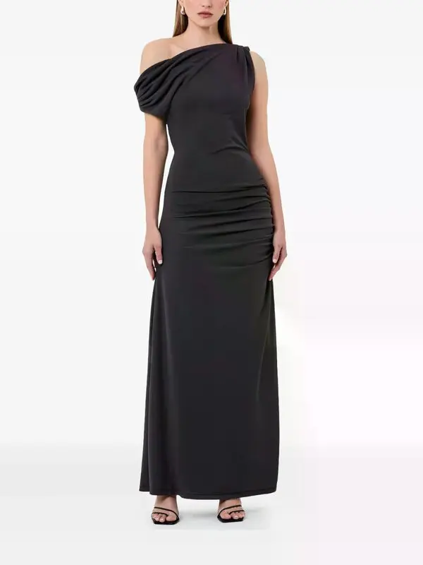 NICHOLAS One-shoulder Maxi Dress - Black