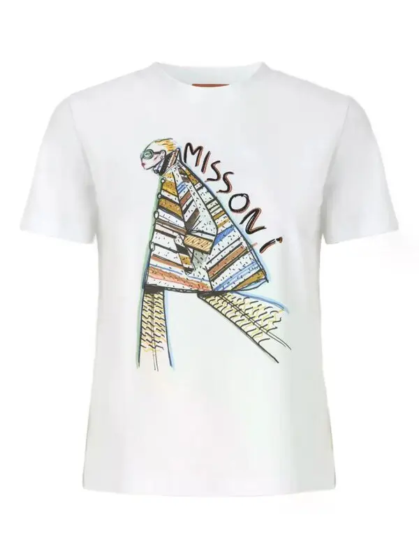 Missoni Graphic-print T-shirt - White