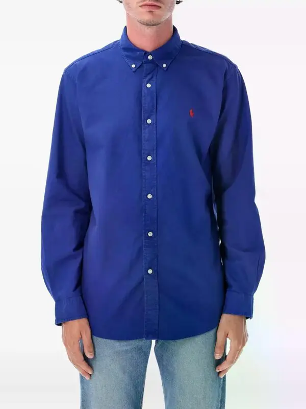 Polo Ralph Lauren Long-sleeve Button-down Shirt - Blue