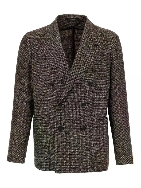 Tagliatore Micro-pattern Double-breasted Blazer
