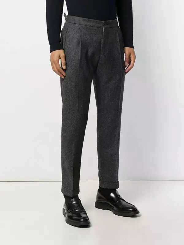 BERWICH Straight-leg Chevron Trousers
