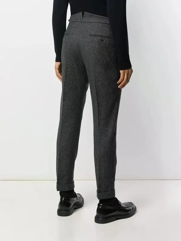 BERWICH Straight-leg Chevron Trousers