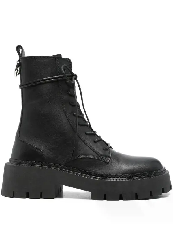 VIC MATIE Lace-up Combat Boots