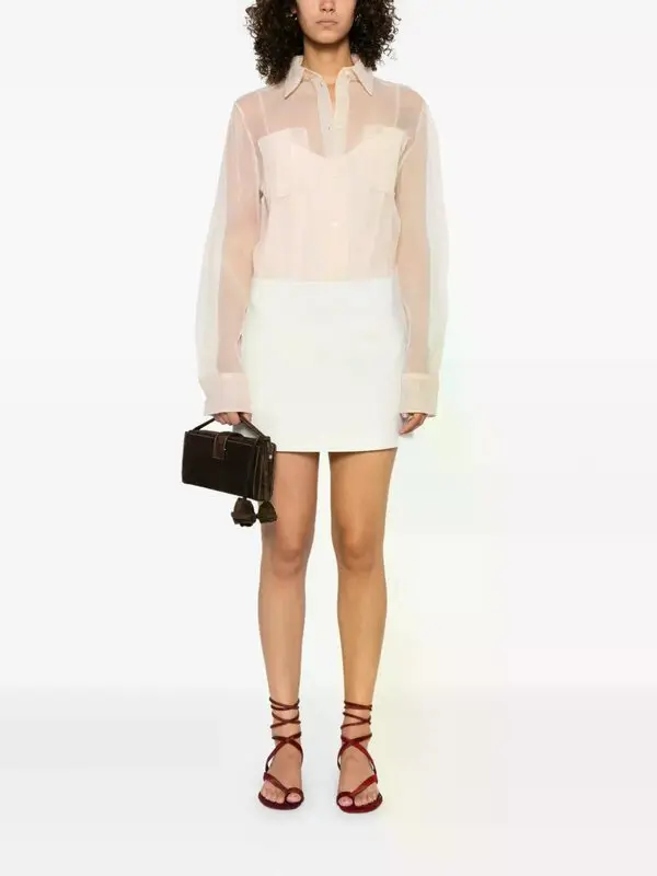 Ermanno Scervino Sheer Button-up Shirt