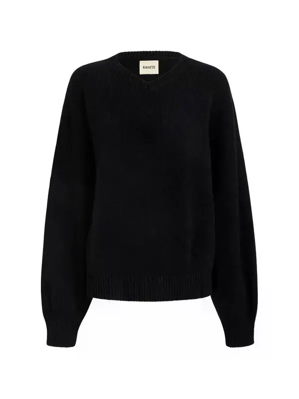 Khaite Wolfe Cashmere Sweater - Black