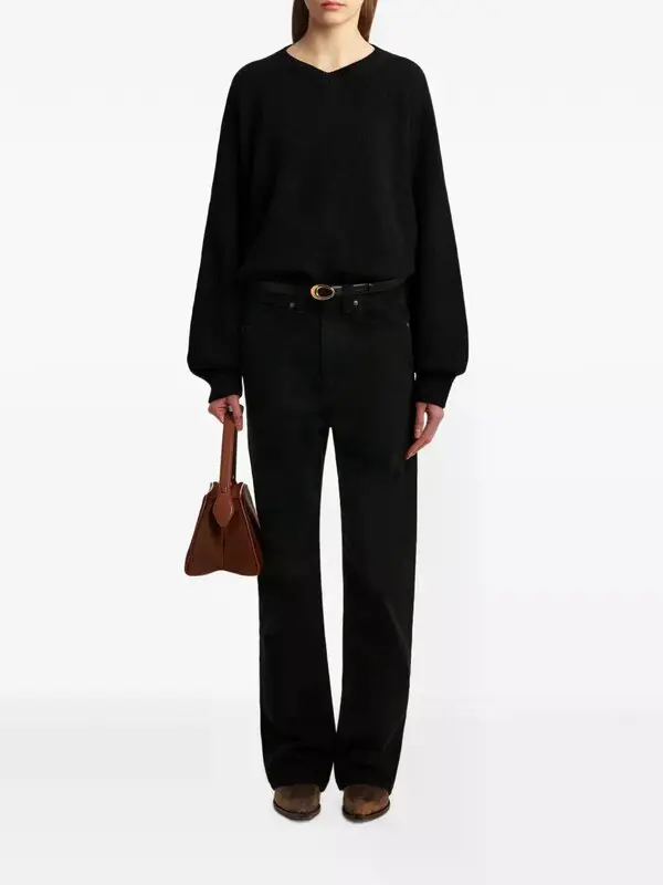 Khaite Wolfe Cashmere Sweater - Black