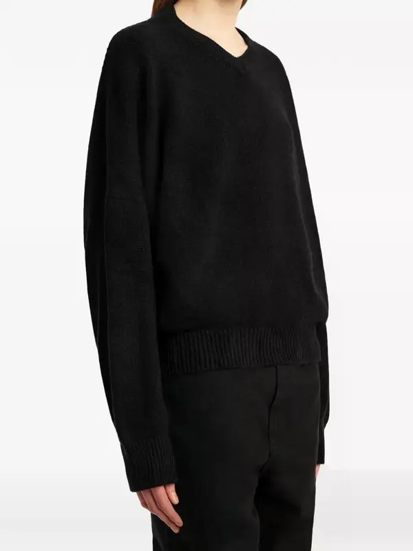 Khaite Wolfe Cashmere Sweater - Black