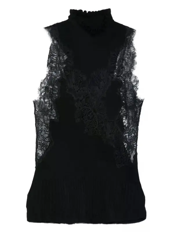 Ermanno Scervino Lace-panel Top