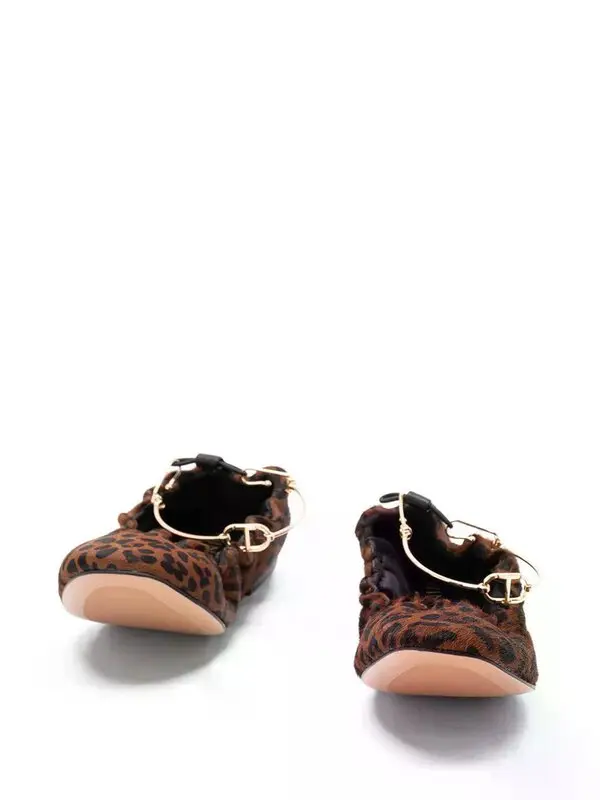 TWINSET Leopard-print Ballet Flats