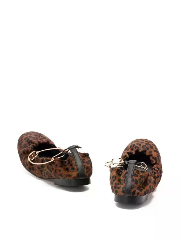 TWINSET Leopard-print Ballet Flats