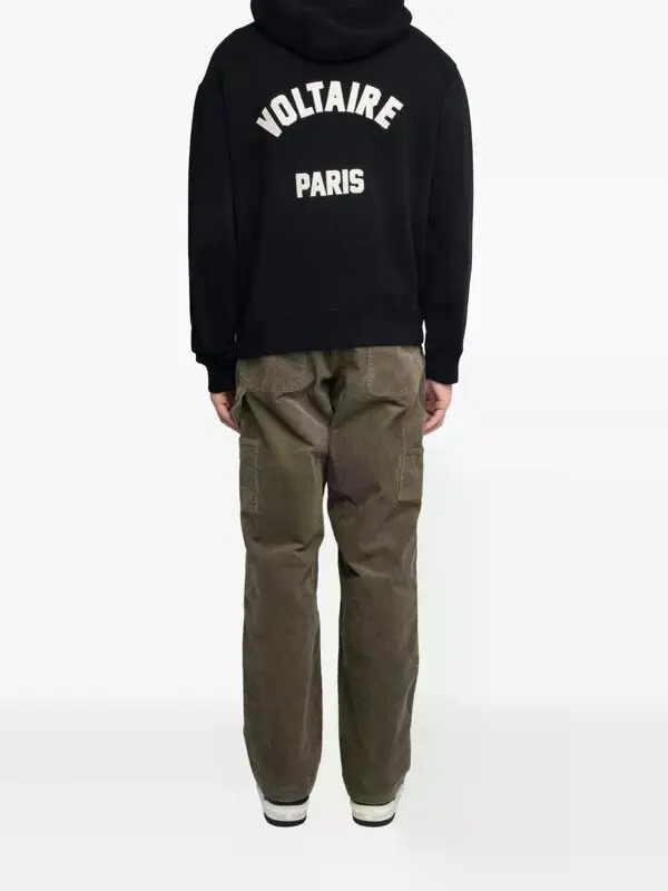 Zadig&Voltaire Sacha Embroidered Organic Cotton Hoodie